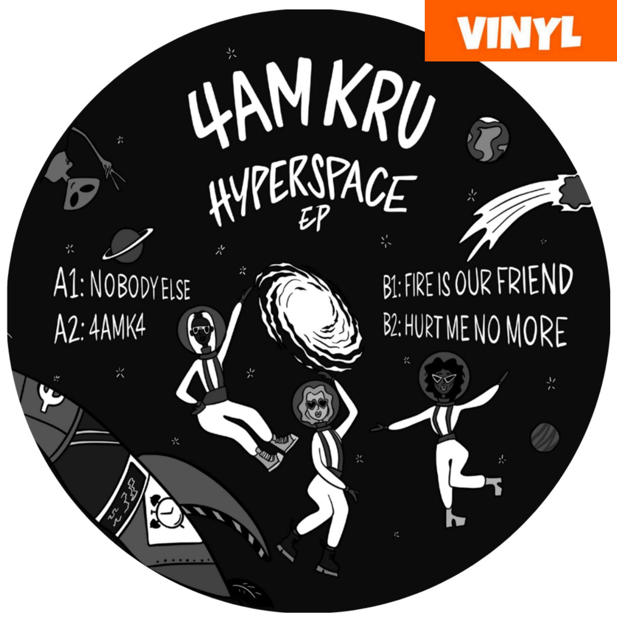 4am Kru - Hyperspace EP 12" – AGS Honolulu