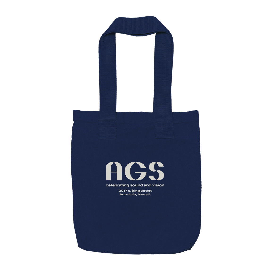 AGS Shop Tote Bag (Navy) – AGS Honolulu