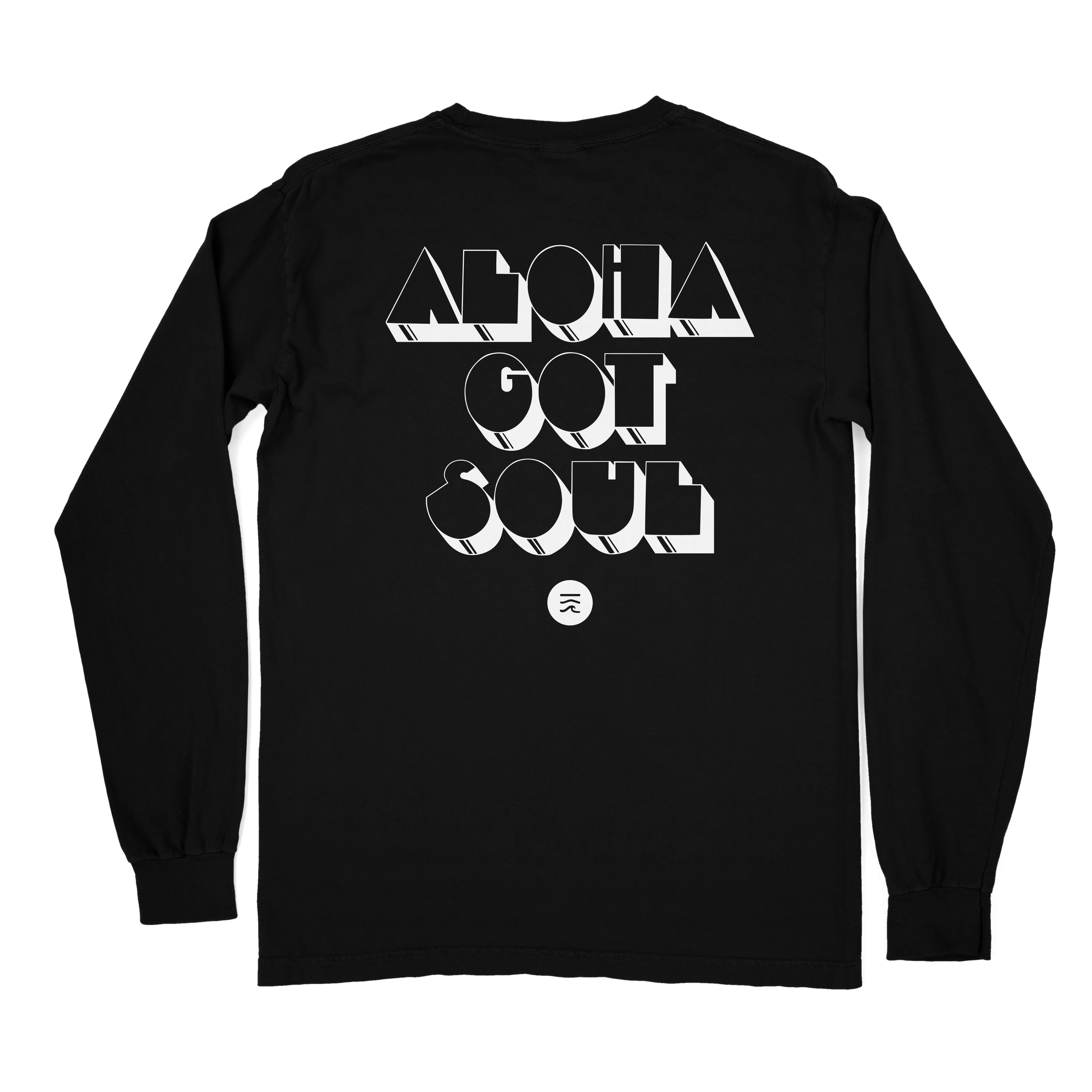 Disco Island Long Sleeve Shirt (Black / White) [2024] – AGS Honolulu