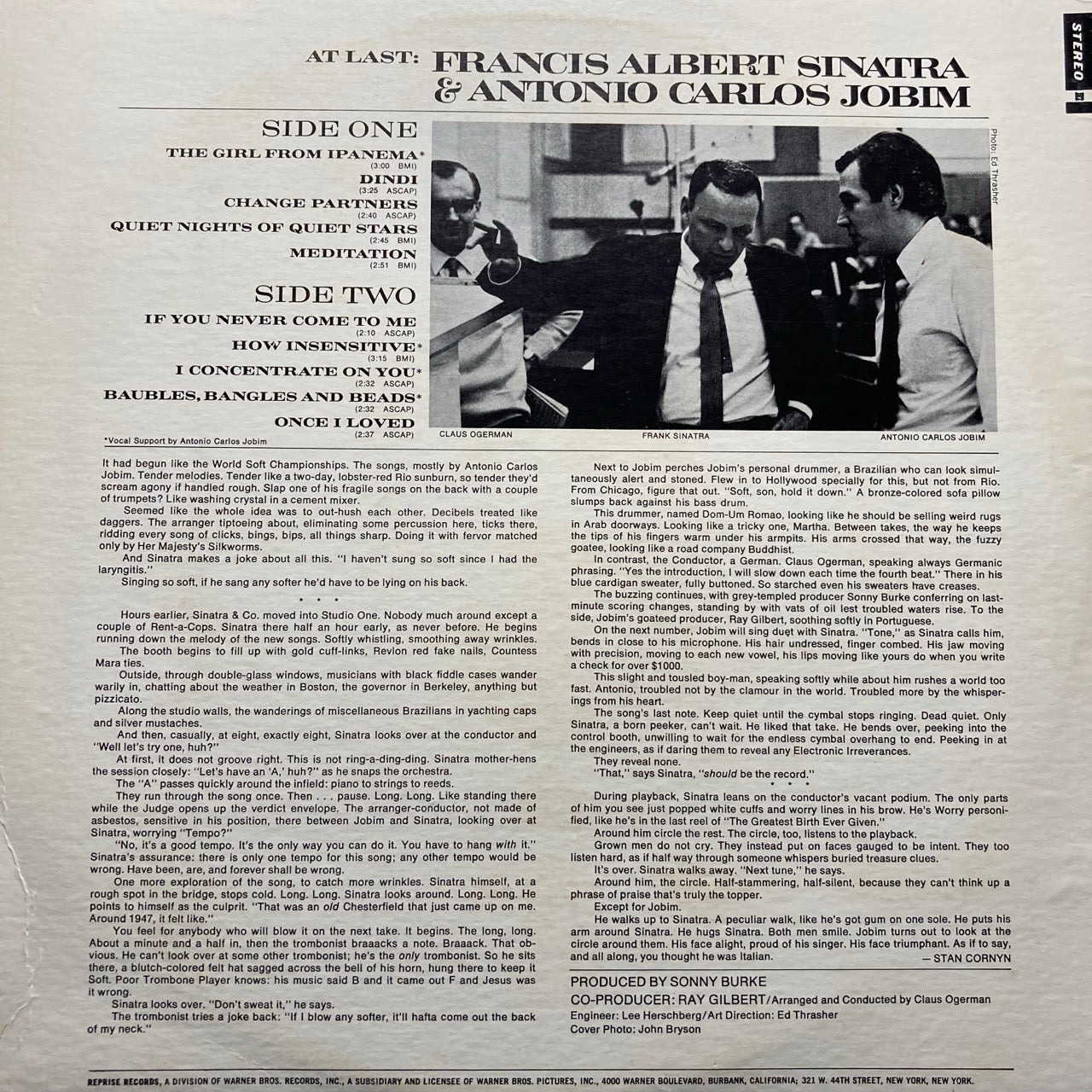 Francis Albert Sinatra & Antonio Carlos Jobim – Francis Albert Sinatra ...