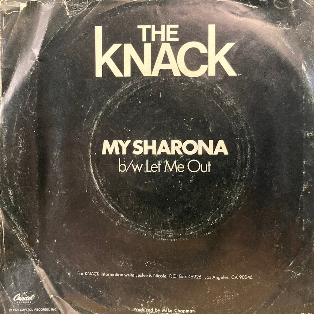 The Knack - My Sharona/Let Me Out [7"] – AGS Honolulu