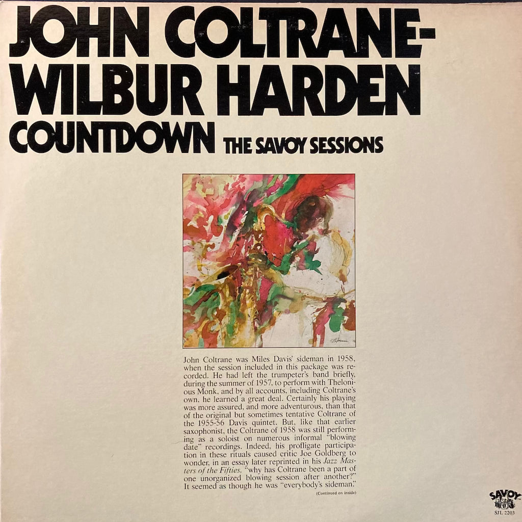 John Coltrane / Wilbur Harden - Countdown, The Savoy Sessions – AGS ...
