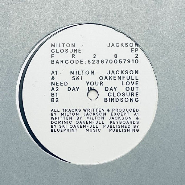 Milton Jackson - Closure EP – AGS Honolulu